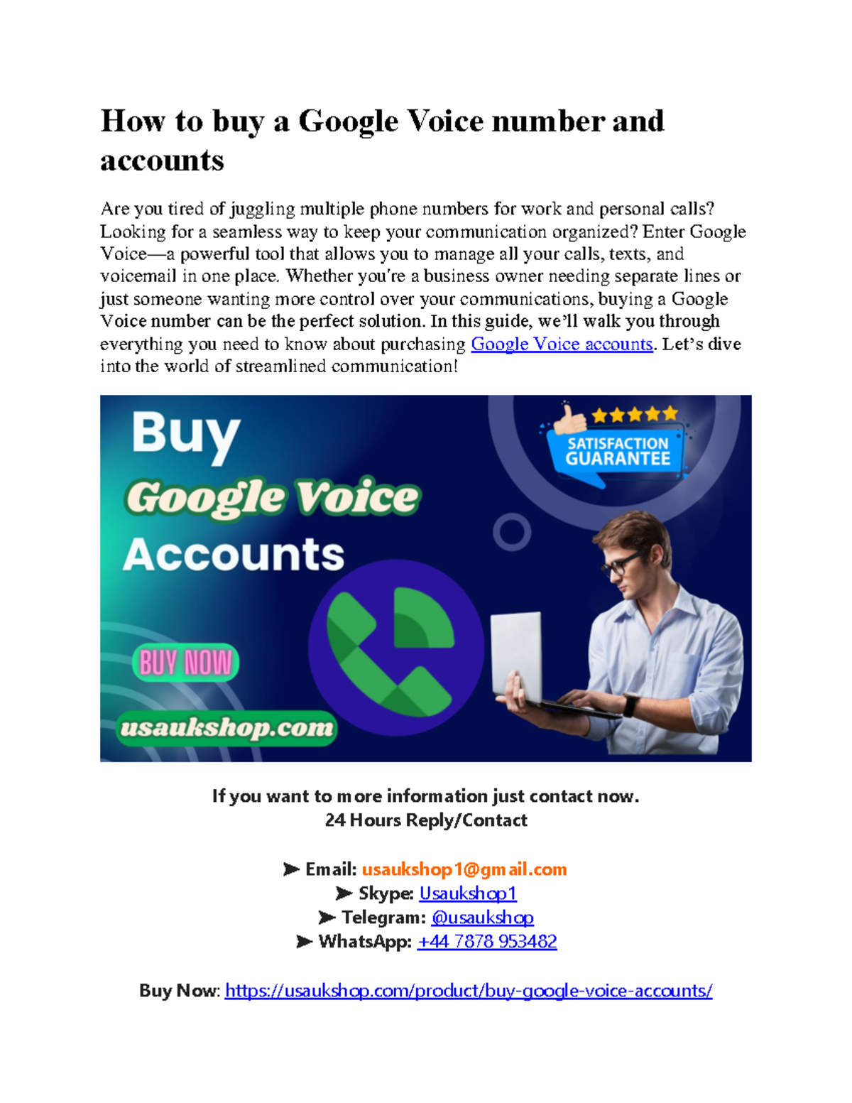 How to buy a Google Voice number and accounts - How to buy a Google ...