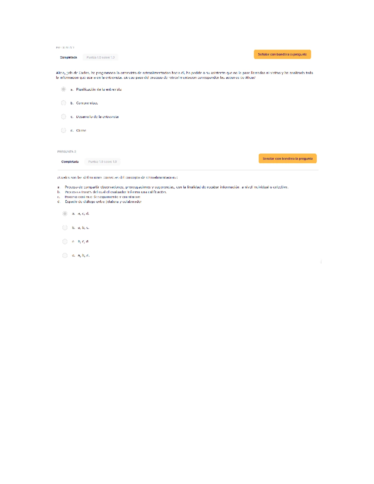 Modalidad Examenes Evaluación e Indicadores de Desempeño Examen Semana 2 - 2:47 p. Modalidad de ...