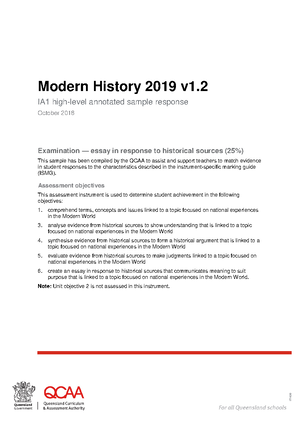 Modern History Notes - Modern History Notes Power and Authority Common ...