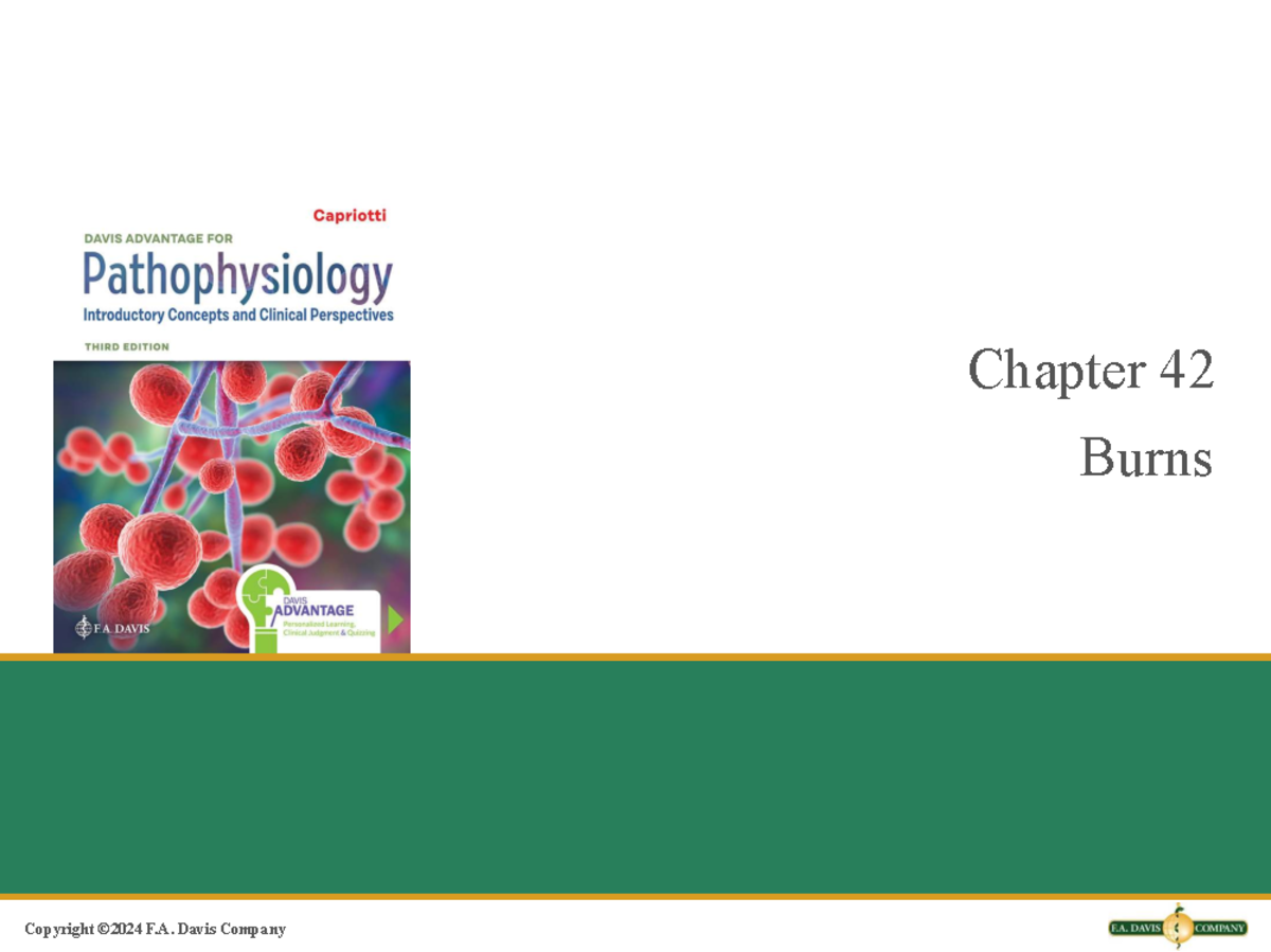 Burn Treatment Protocols: Emergent, Acute, and Rehabilitative Phases (Chapter - Studocu