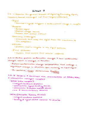 BIOL230W Week 8: Chromosome Segregation & Cell Cycle Insights - Studocu