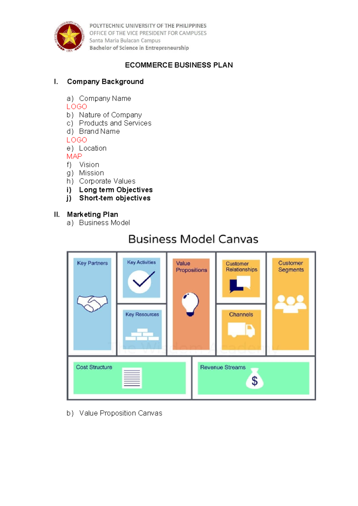 ECOM 101: Comprehensive Ecommerce Business Plan Overview - Studocu