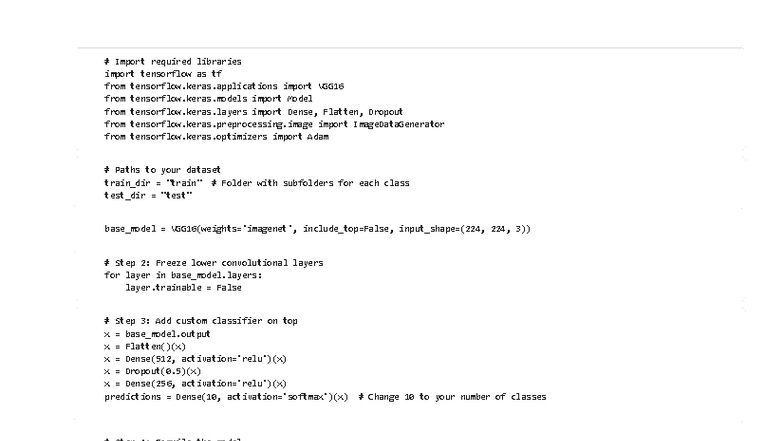 Deep Learning Model Implementation - Assign 6DL.ipynb - Studocu