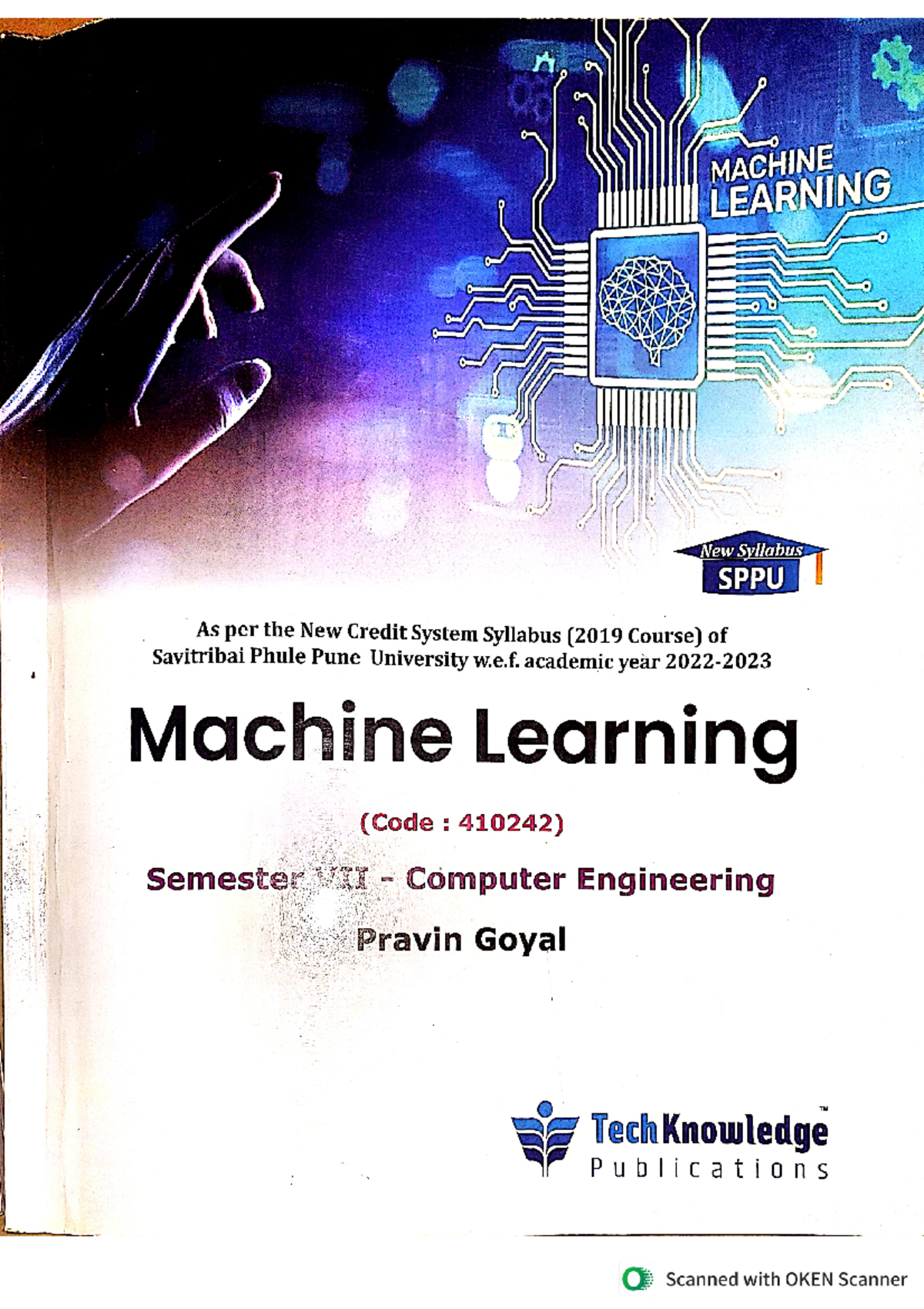 Tech Pub ML Unit 1 and 2 - BE comp - Computer Engineering - Studocu