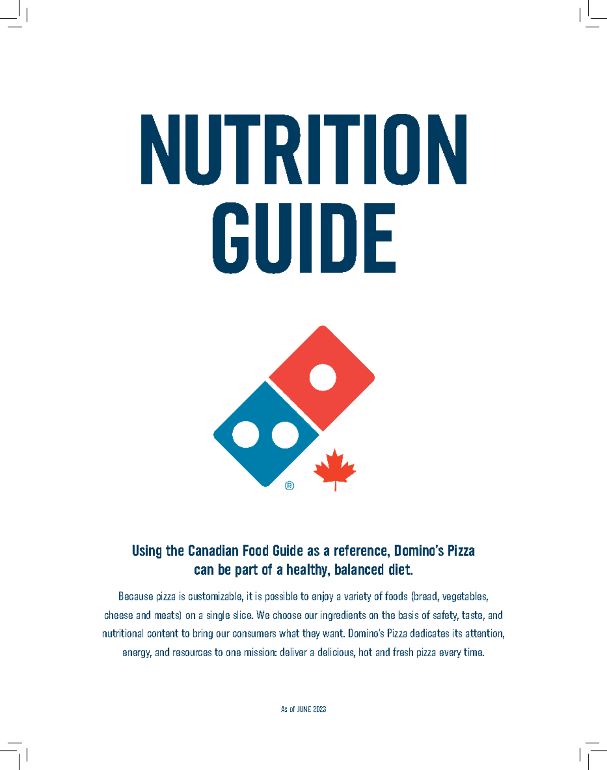 Canadian Nutrition Guide Final Secure - NUTRITION GUIDE Using the ...