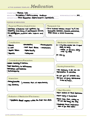 Ethambutol ATI Medication template homework - ACTIVE LEARNING TEMPLATES ...
