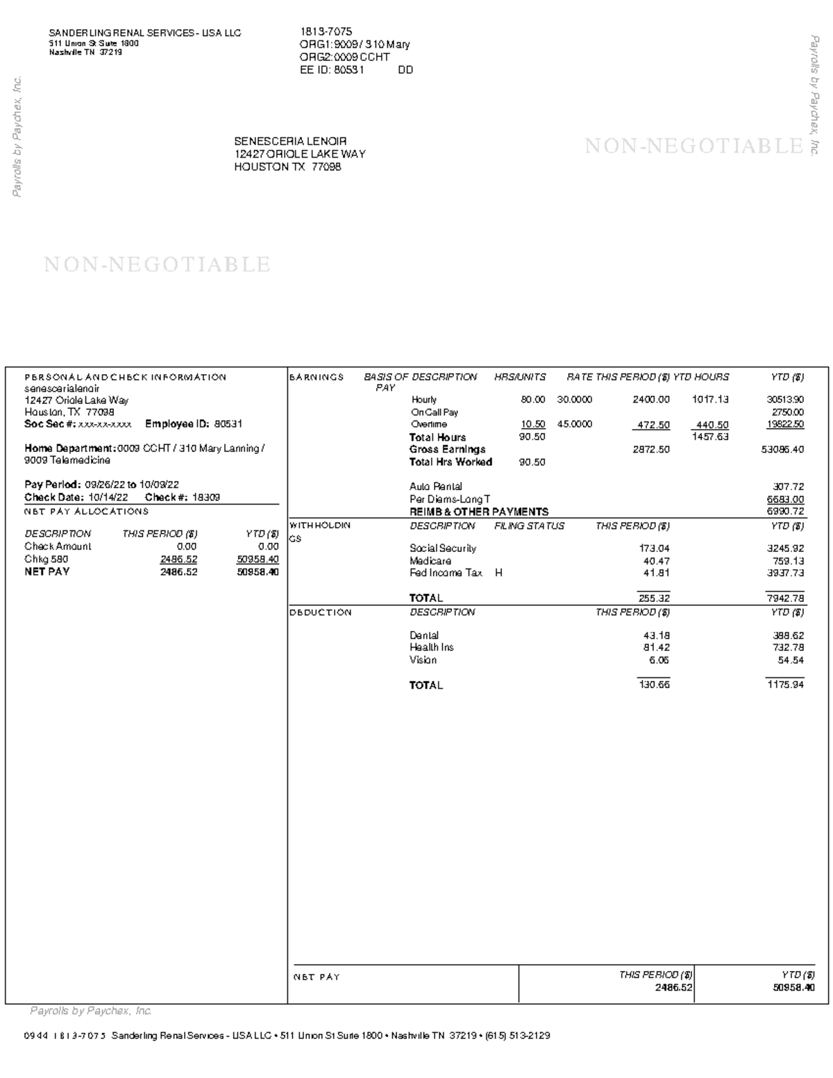 Multiple Paycheck Stubs Overview for Course 5642 - Studocu