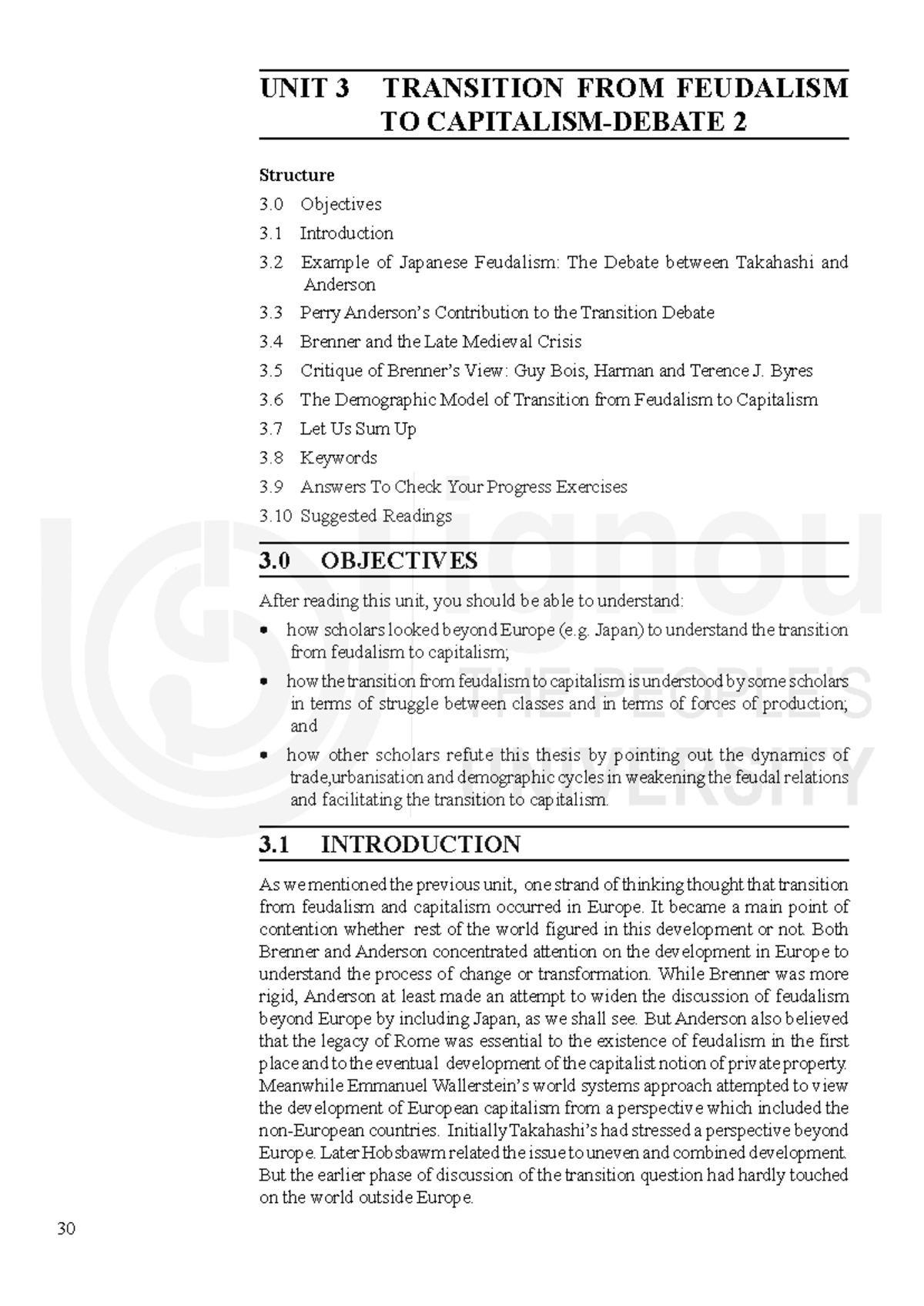 Unit-3 transition from feudalism to capitalism in europe - The Rise of ...