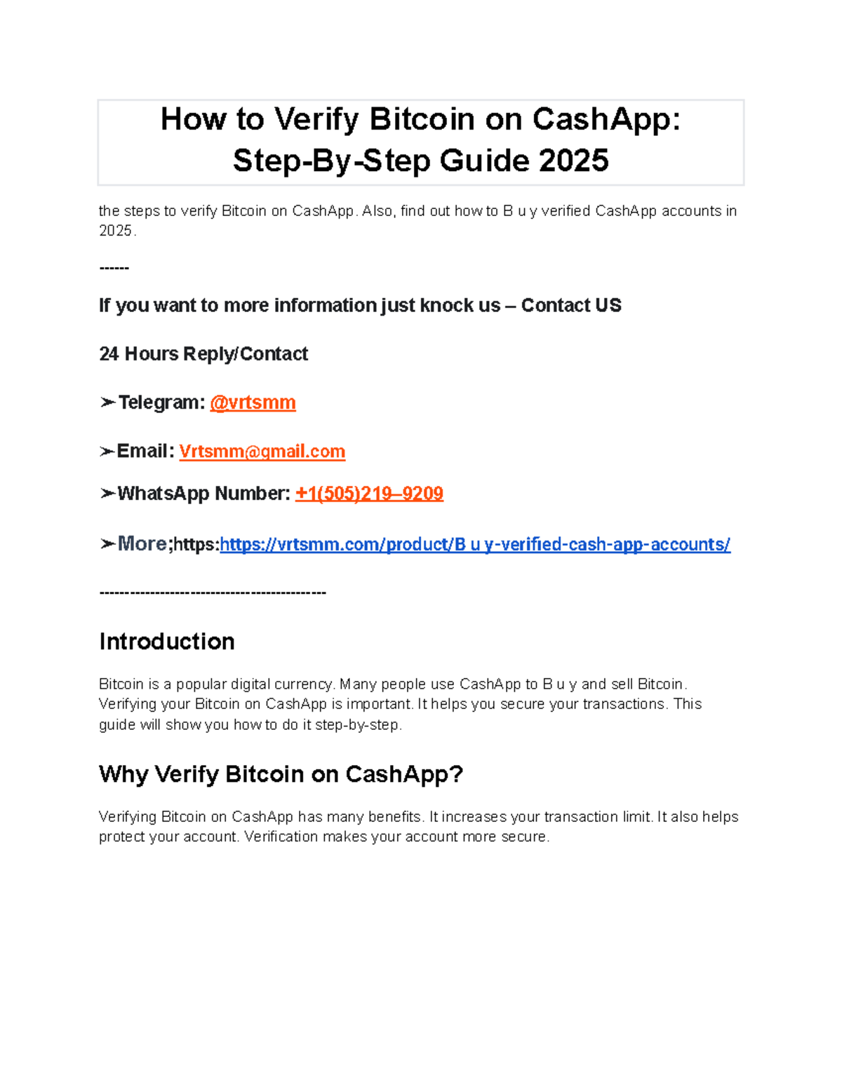 How to Verify Bitcoin on Cash App Step-By-Step Guide 2025 - How to ...