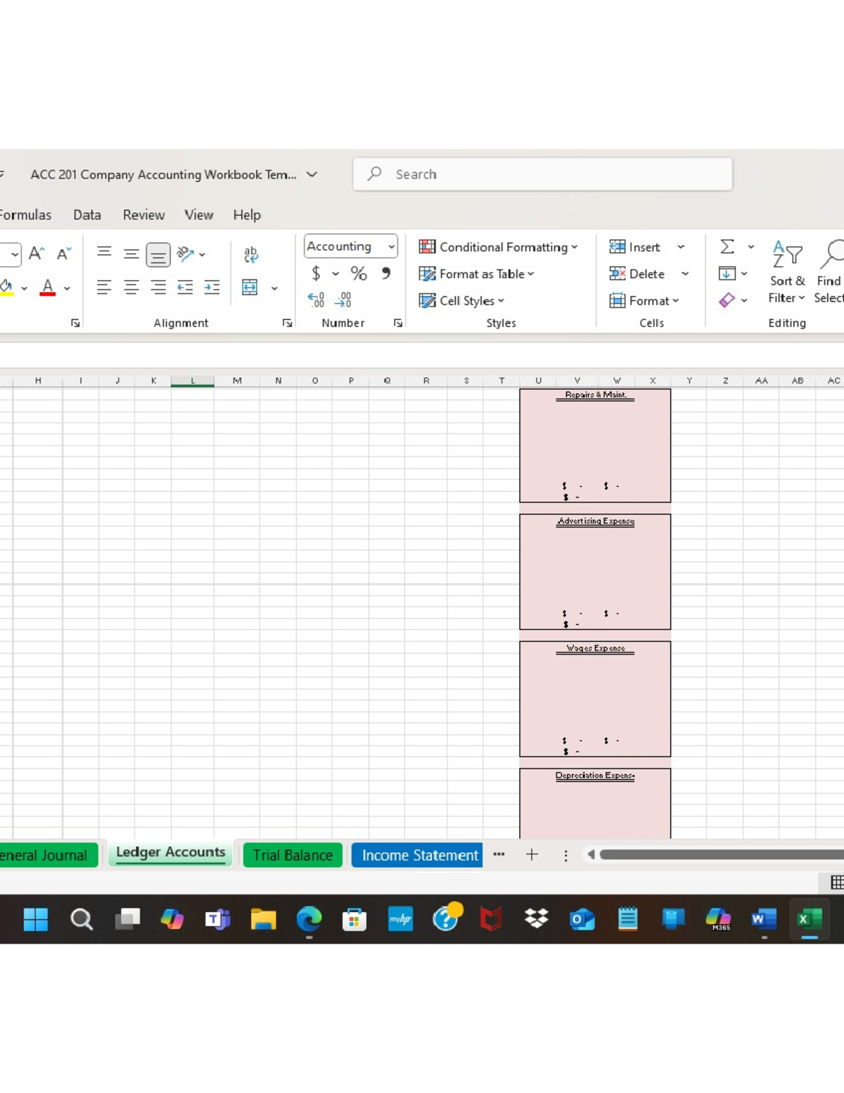 ACC 201 Module 3 Milestone 1: Company Accounting Workbook - Studocu