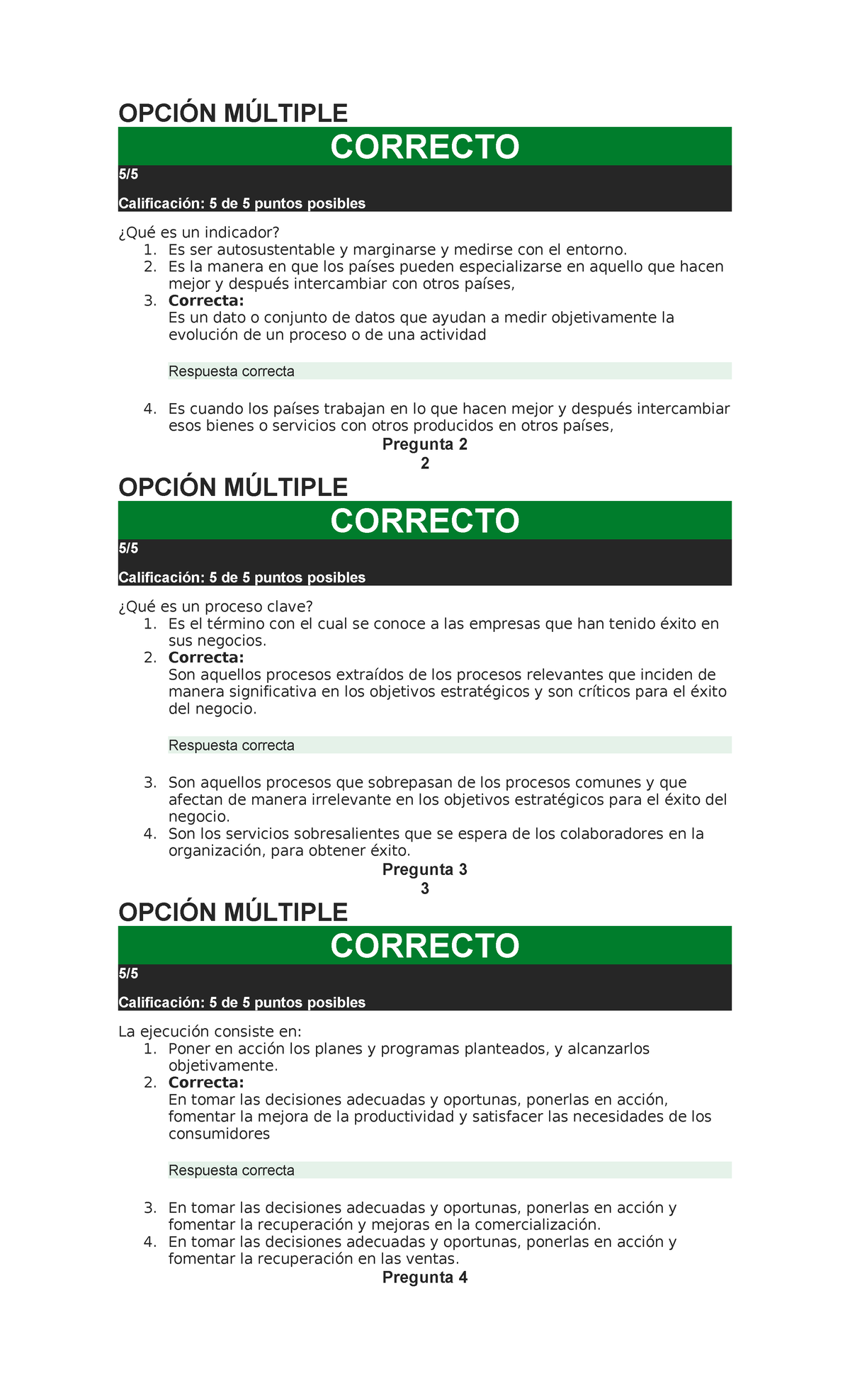 Prueba 1 gestión de auditoría: preguntas de opción múltiple y respuestas - Studocu
