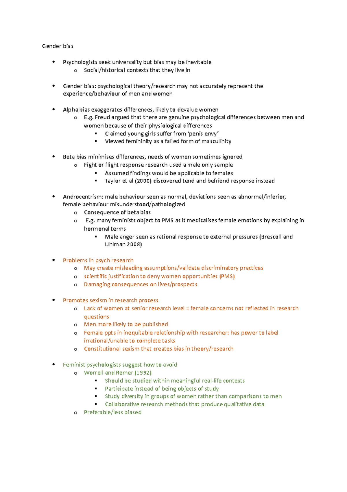 Psychology Issues and Debates: Essay Plans and Key Concepts - Studocu