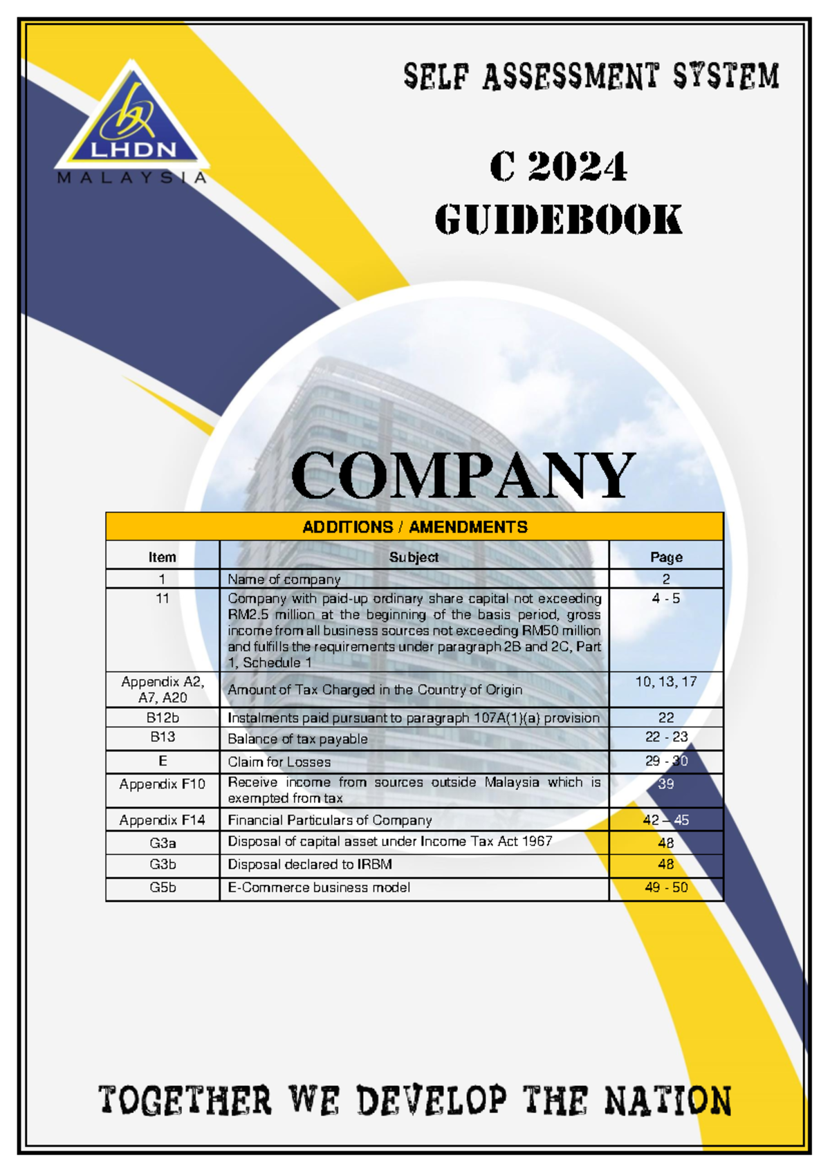 Guidebook C2024: Company Return Form Completeness and Guidelines - Studocu