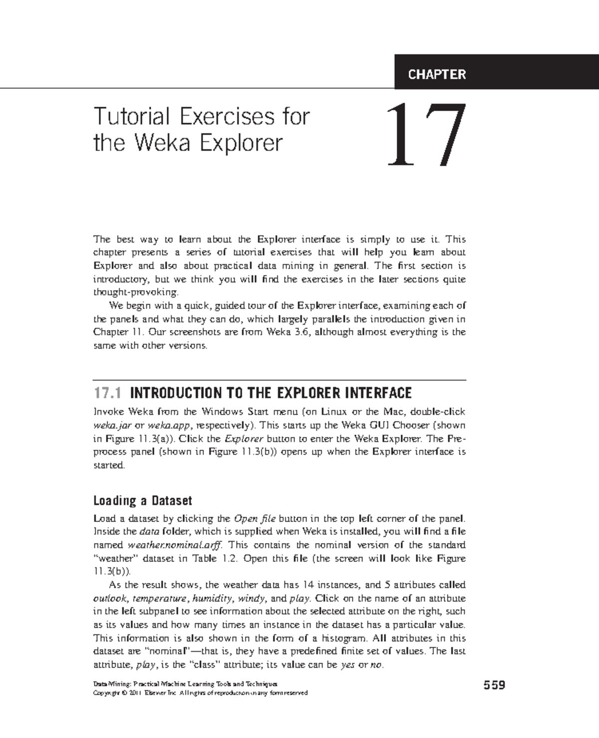 Weka 3: Tutorial Exercises for Data Mining & Practical ML Techniques - Studocu