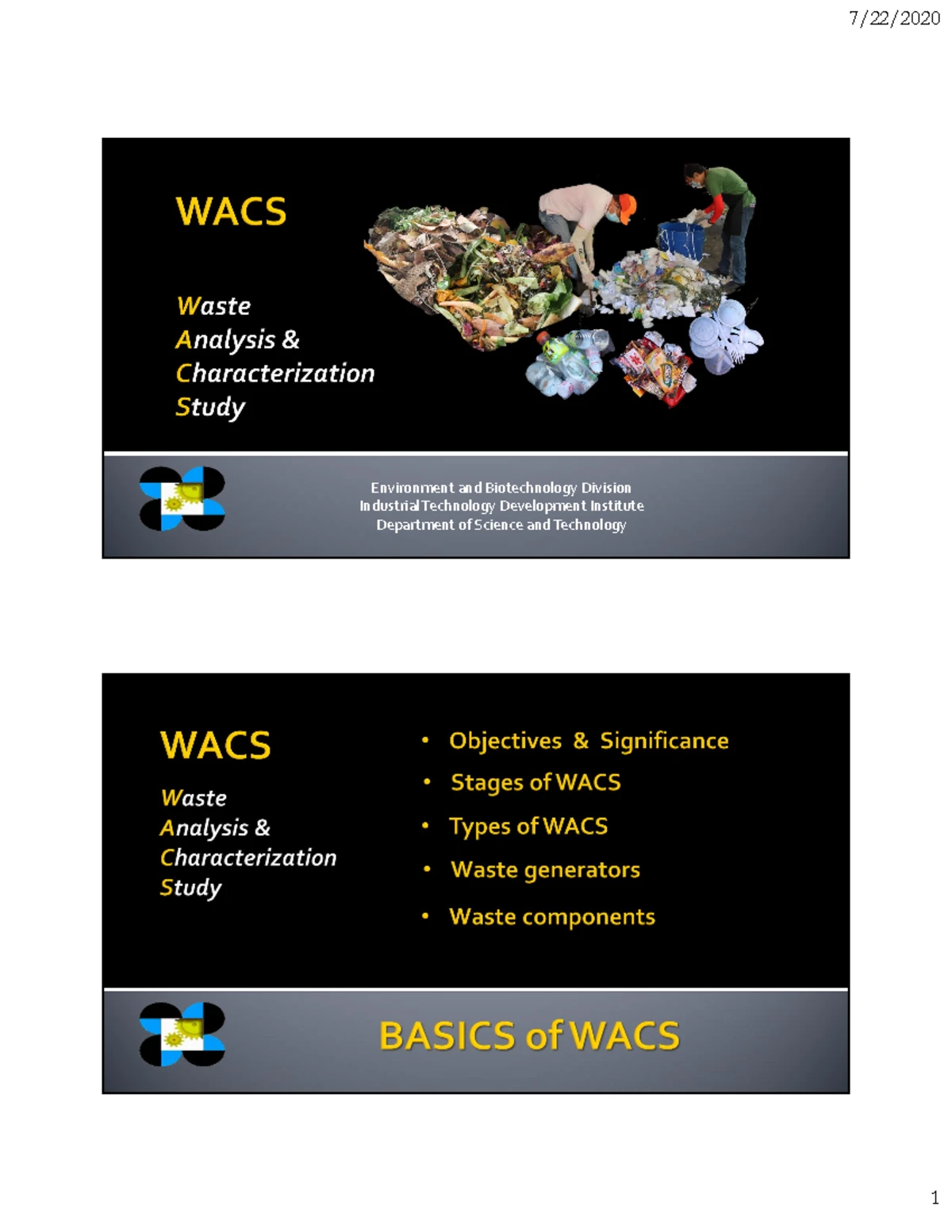DAO 2016-08: Water Quality Guidelines & General Effluent Standards ...