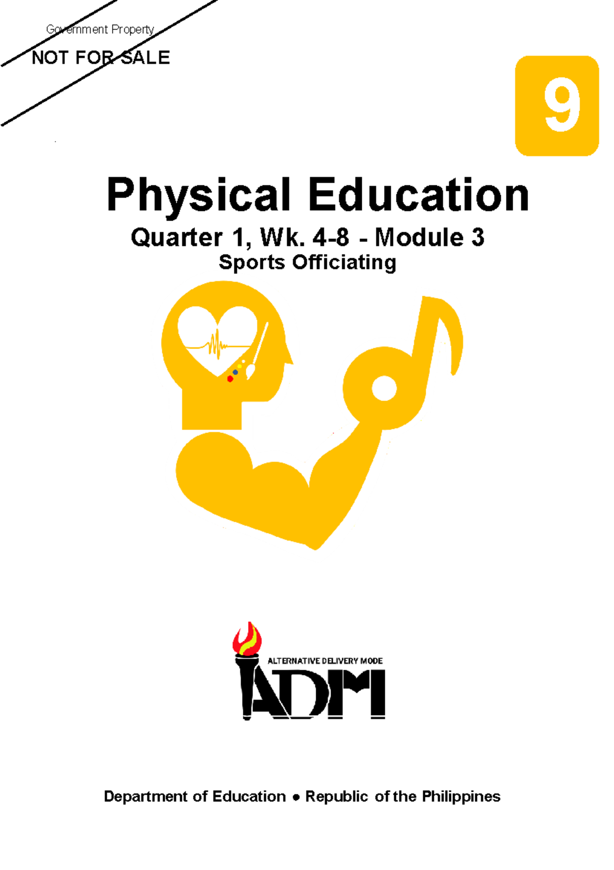 Pe9 Q1 Mod3: Enhancing Skills in Sports Officiating - Studocu