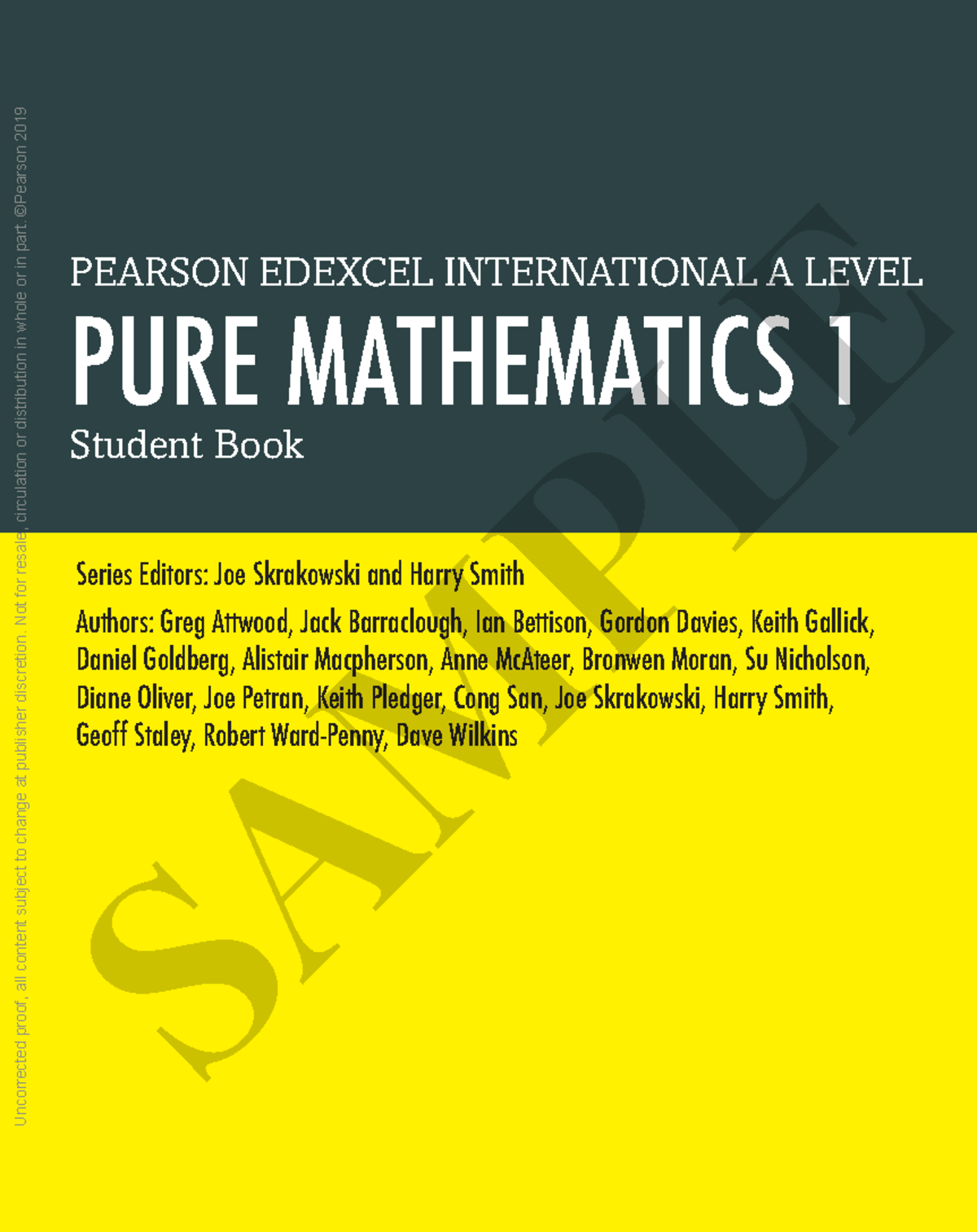 International A Level Mathematics P1: Pure Mathematics 1 Student Book ...
