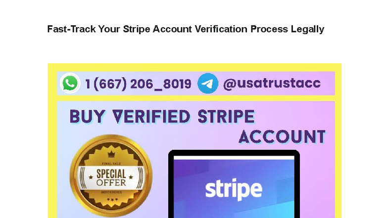 Fast-Track Your Stripe Account Verification Process Legally in 2025 ...