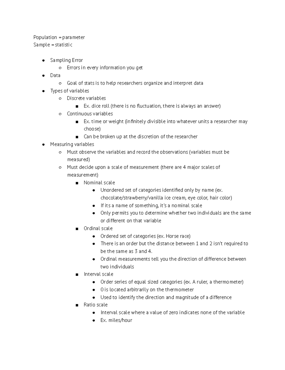 Psych Stats: Understanding Population Parameters & Sampling Methods ...