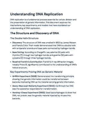 Comprehensive Review of DNA Replication & Protein Synthesis (Bio 101 ...