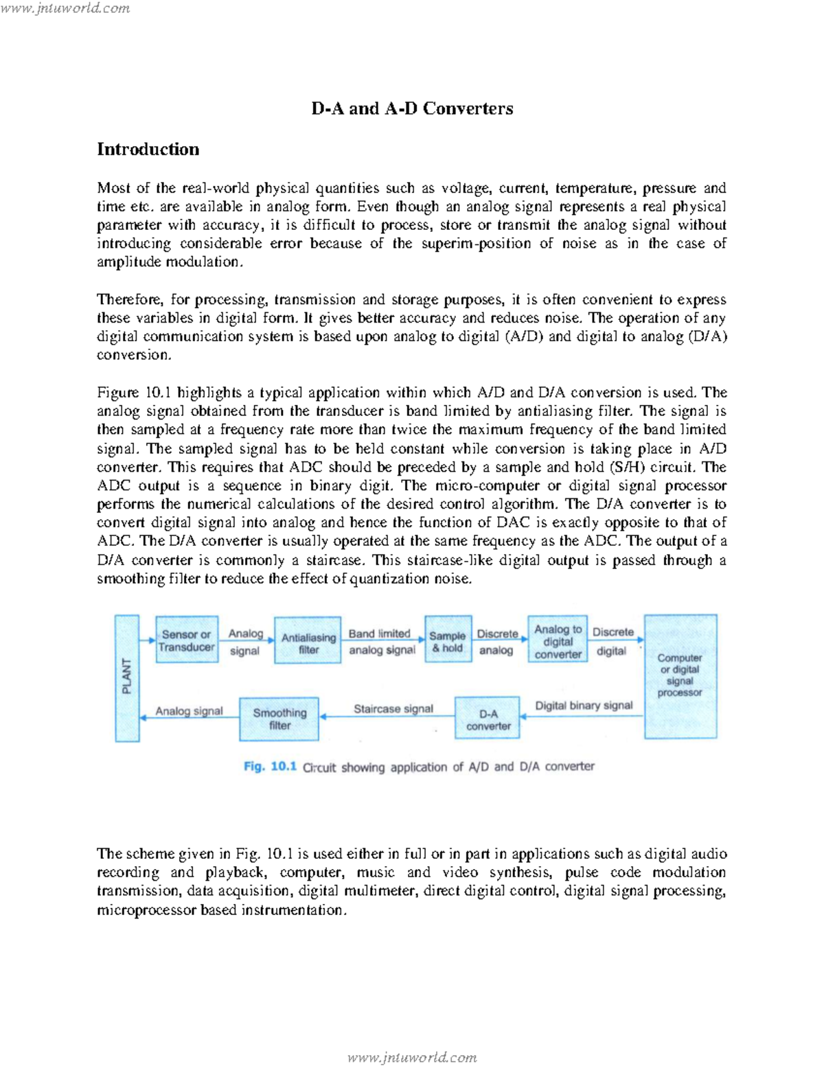 5. ADC-DAC - electronic circuits notes - D-A and A-D Converters ...