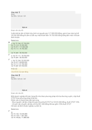 KTTC 1 Bài 5 - LMS IUH - kế toán tài chính 1 - Studocu