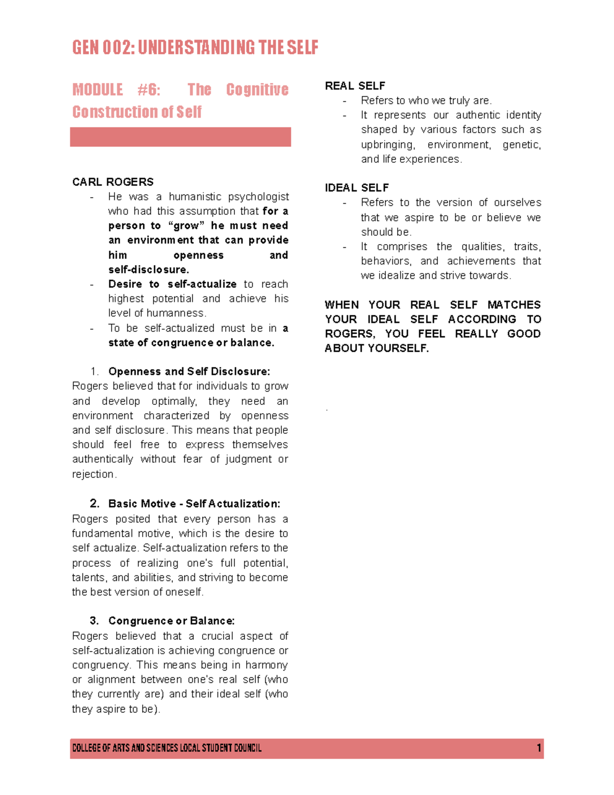 GEN-002-1 - Lesson Preview - MODULE #6: The Cognitive Construction of ...