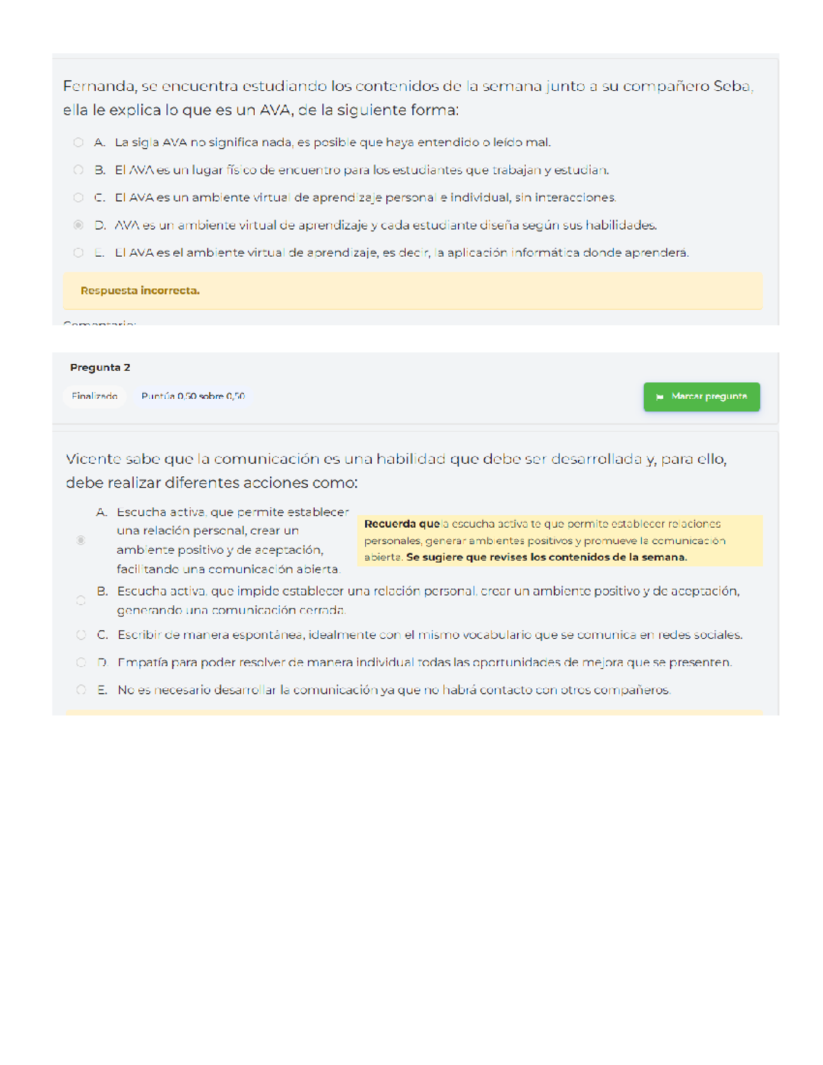 Control 1 - sdafd - Fernanda, se encuentra estudiando los contenidos de ...