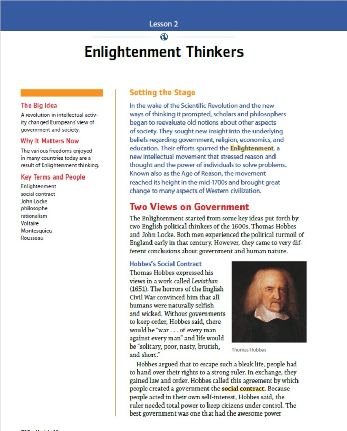 M18 L2 & L3 Enlightenment Thinkers: Key Ideas & Impact - Studocu