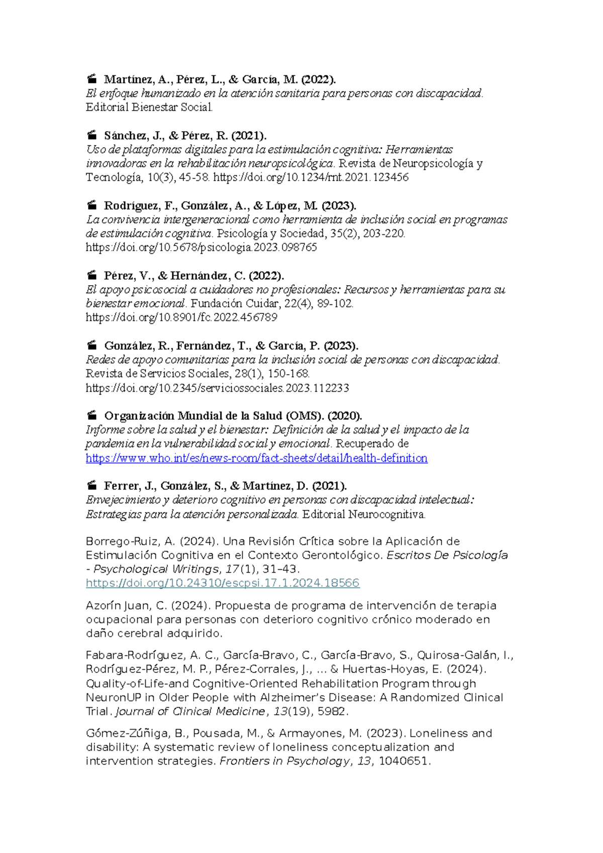 Bibliografía Caixa - Práctica Clínica en Atención a la Discapacidad ...