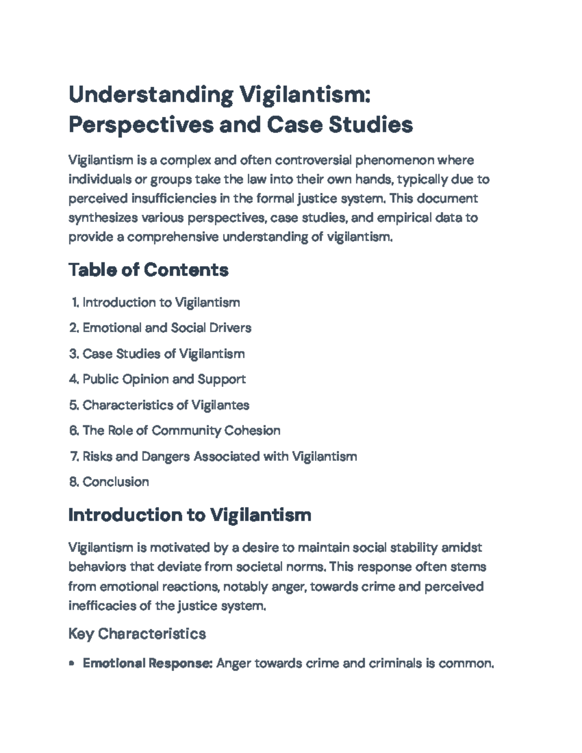 Understanding Vigilantism: Insights, Case Studies & Public Impacts ...