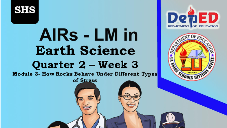 SHS Earth Science Q2 W3 Module: Rock Behavior Under Stress - Studocu