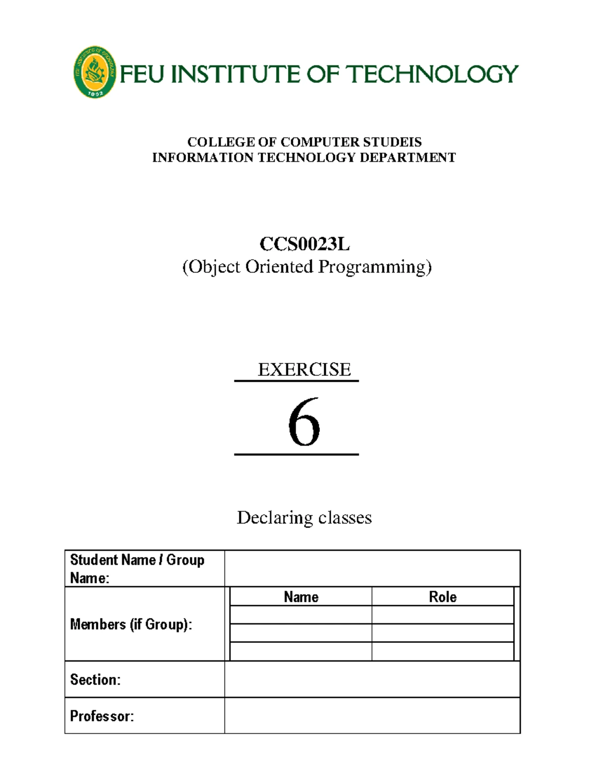 Lab 2: Java Operators & Currency Conversion - CCS0023L - Studocu