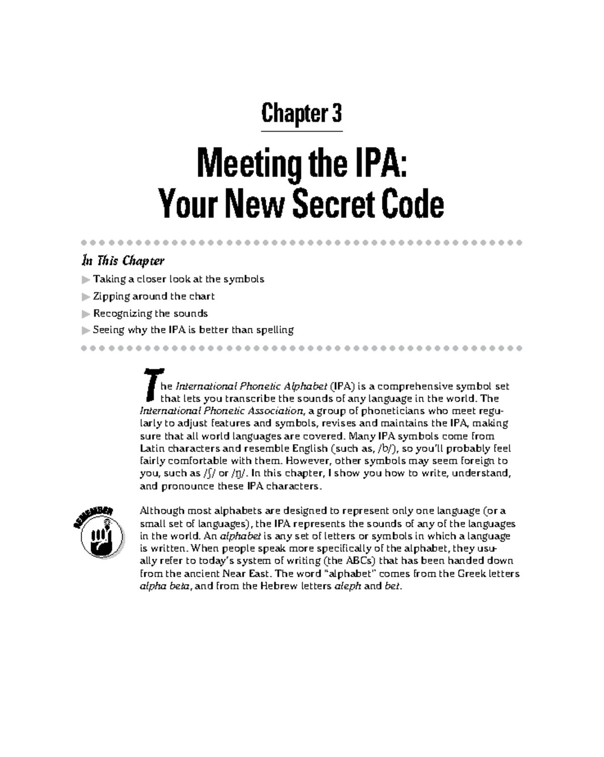 Chapter 3: Understanding the IPA - Your Guide to Phonetic Symbols (PP L1) - Studocu