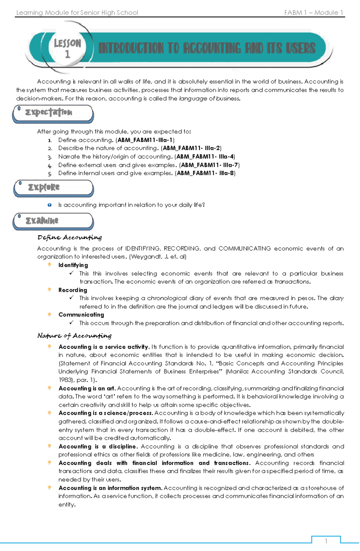 ABM FABM1 M1 pdf - Intermediate Financial Accounting Part 1A ZEUS VERNON B. MILLAN - Studocu