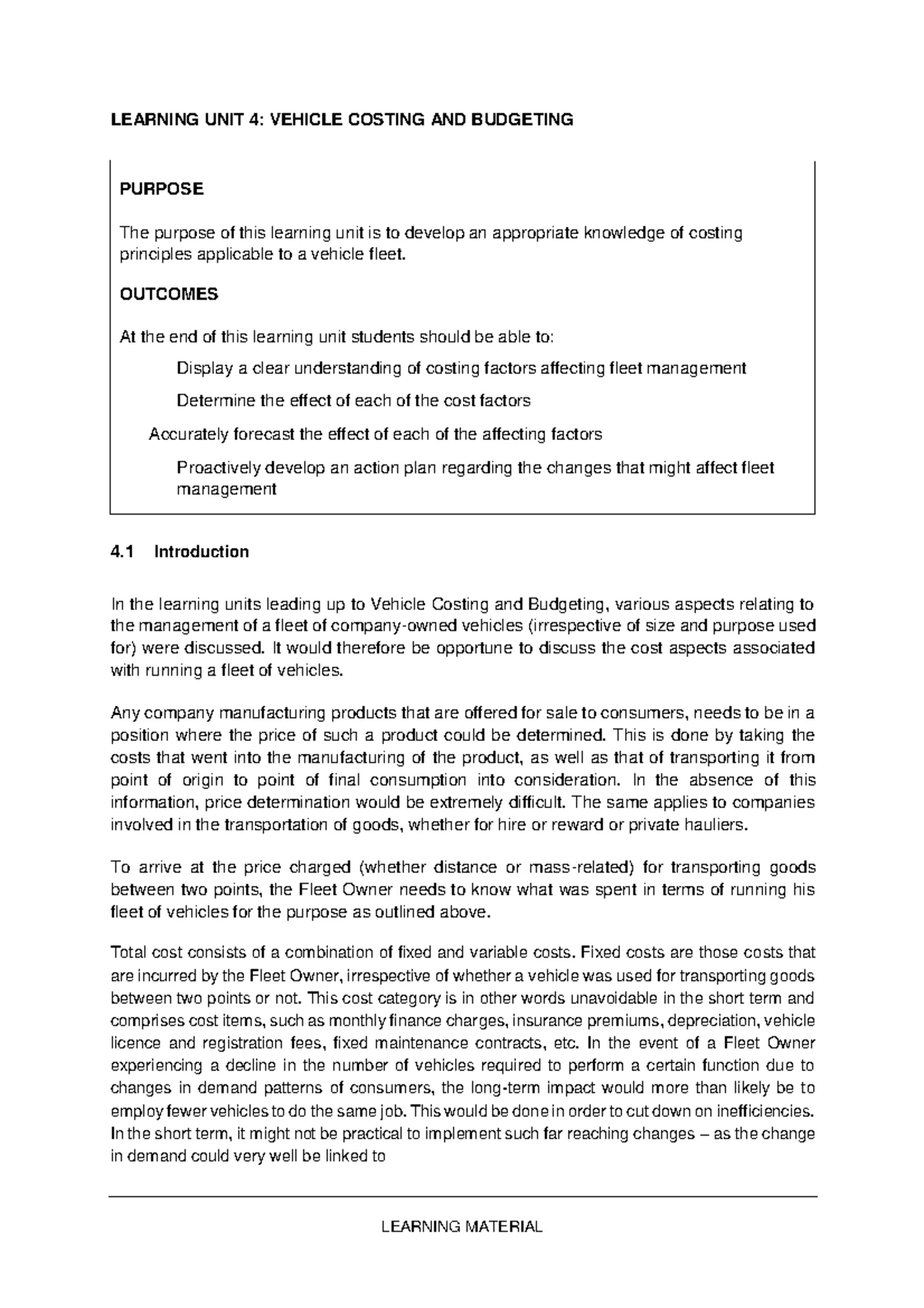 Vehicle Acquisition, Licensing, Insurance AND Accident Management ...