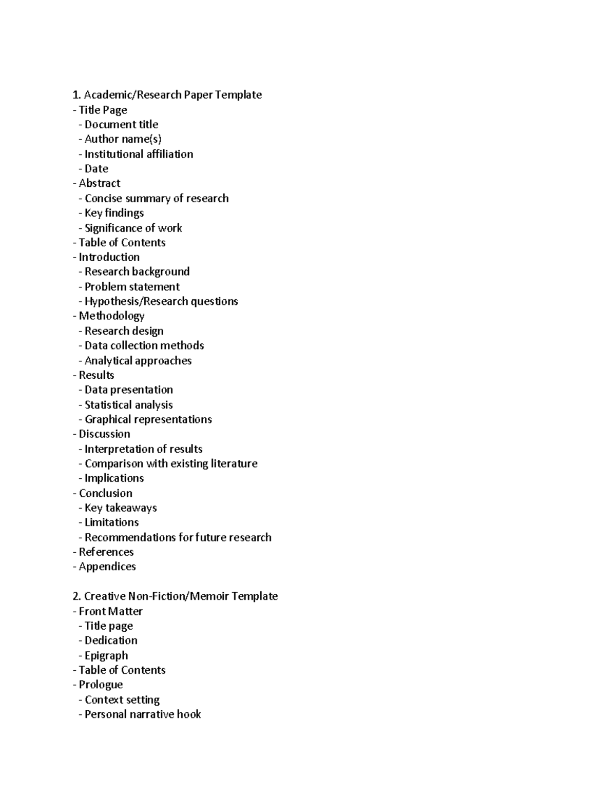 GT5 - prose templates - Academic/Research Paper Template Title Page ...