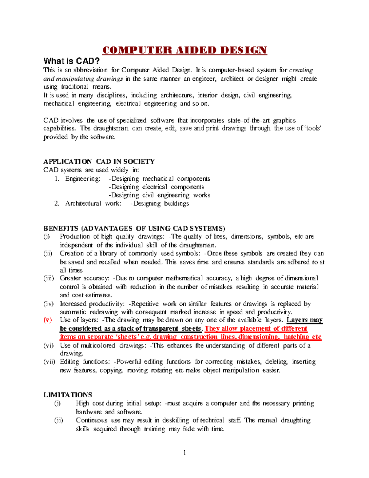 CAD Introduction: Understanding Computer Aided Design and Its ...