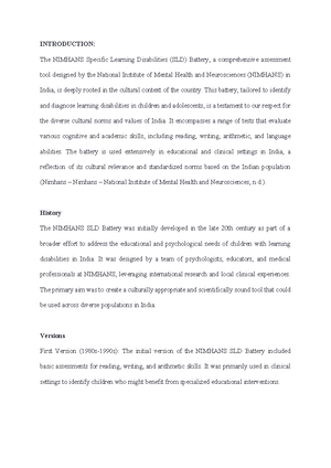 MPS251: PGI Memory Scale Assessment Report for MSc Psychology - Studocu