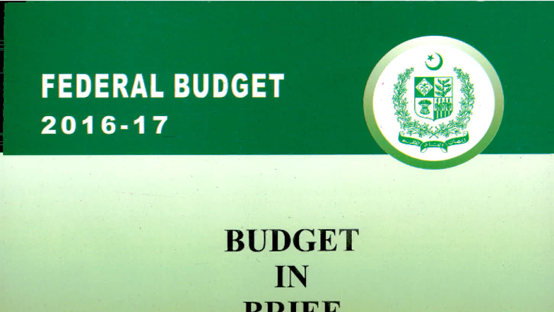Budget in Brief 2016-17: Overview of Federal Budget Estimates - Studocu