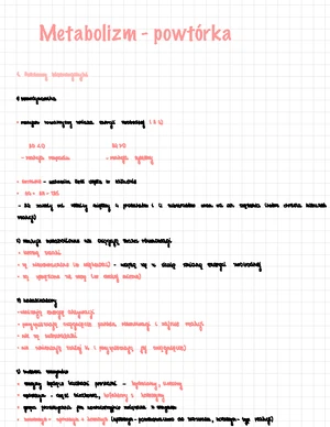 1. Podstawowe zasady metabolizmu - Lekcja 16.02. Reakcje chemiczne ...
