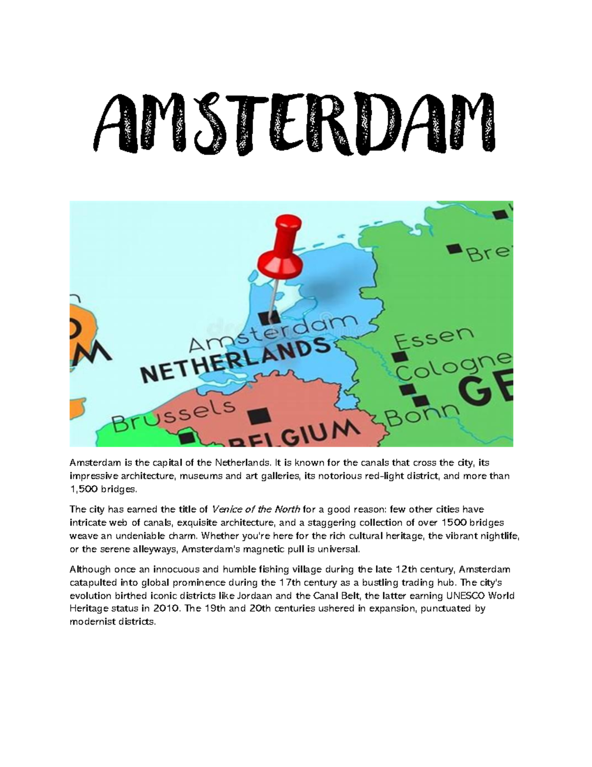 Amsterdam: A Comprehensive Overview of the Capital of the Netherlands ...