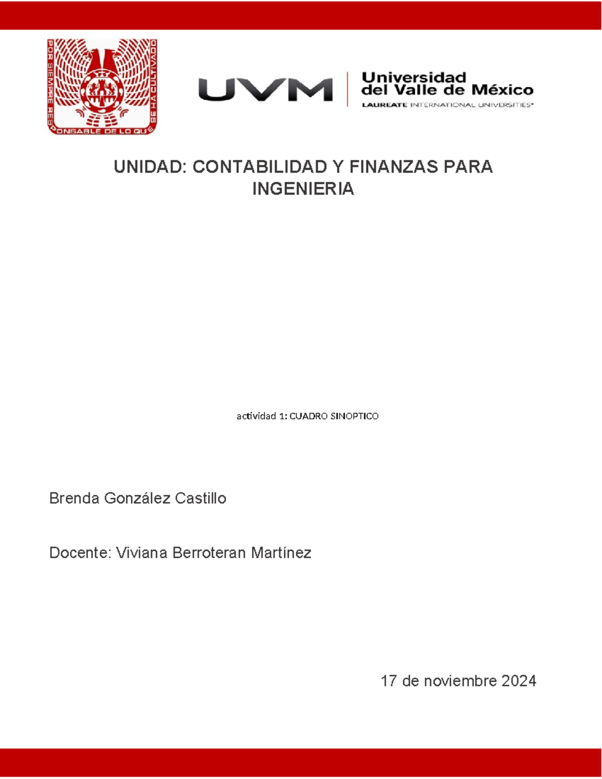A1 BGC: Cuadro Sinóptico de Contabilidad y Finanzas para Ingeniería ...