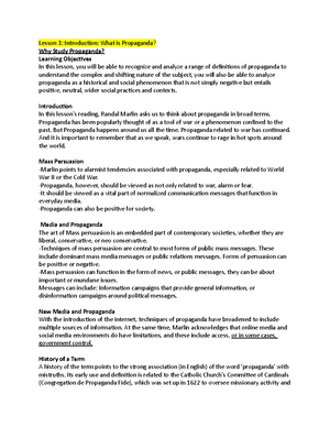 [Solved] Examples of Definitions of Propaganda Negative Definition ...