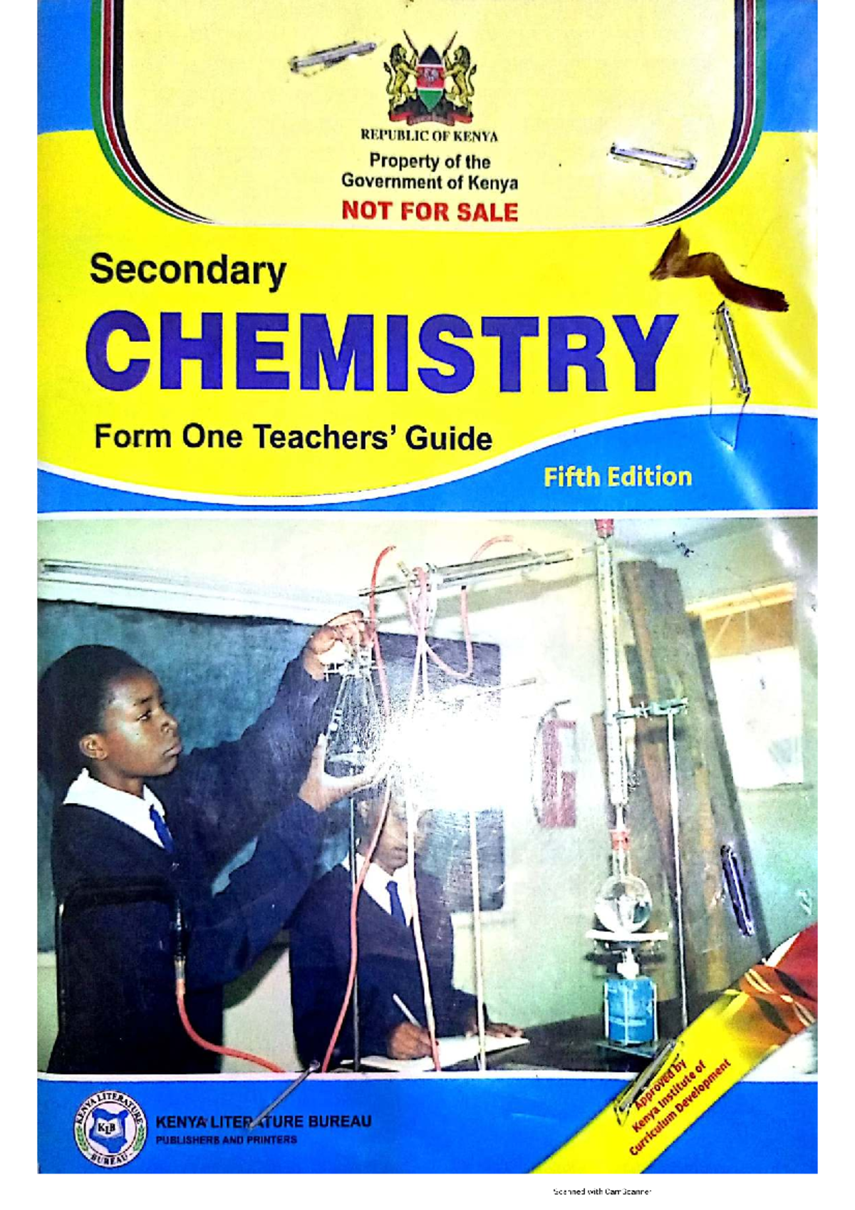 KLB CHEM BK1 TG - Form One Chemistry Teaching Guide Notes - Studocu