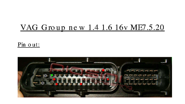 Pin out Fiat ME7 5 20 - Como conectar una me7.5.20 - Electrónica - VAG ...