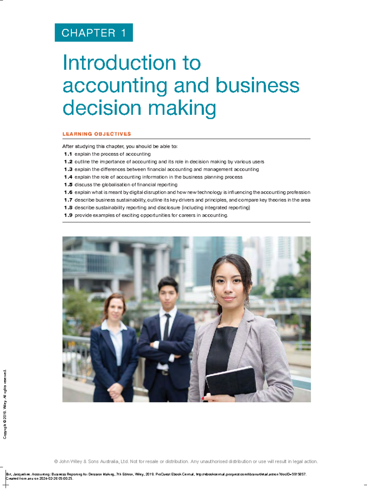 ACC101: Lecture Notes on Accounting & Business Decision Making - Studocu