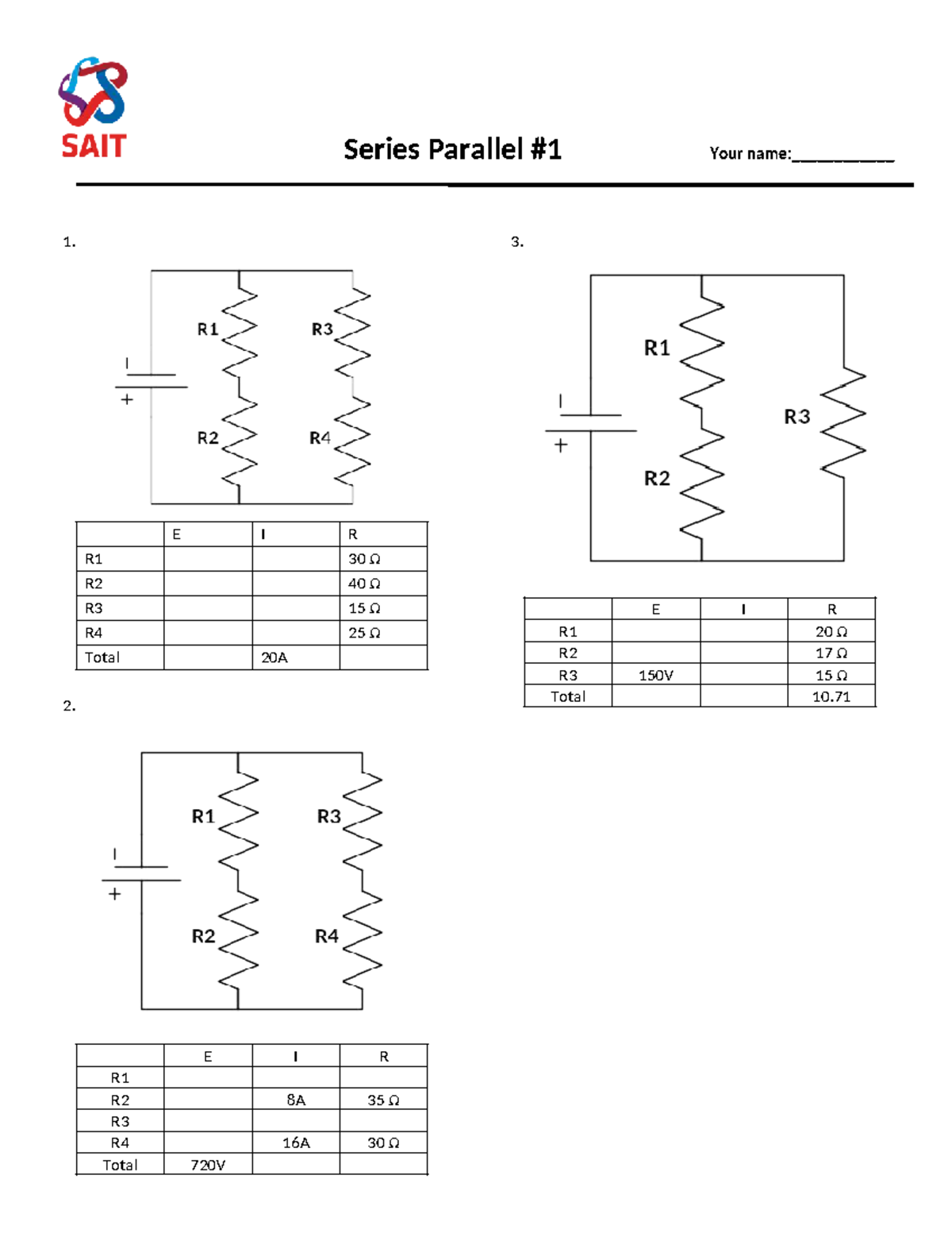 Electrical Circuits: Series and Parallel Resistor Configurations - HVAC 202 - Series Parallel #1 ...