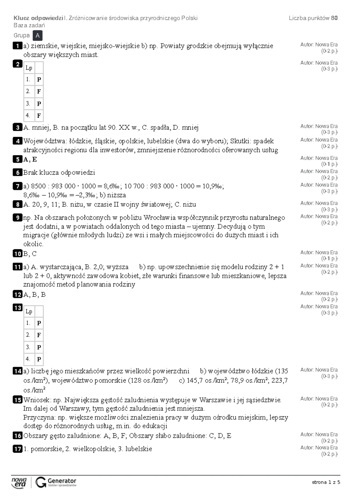 Karta pracy: Powtórzenie krajobrazów - 578177051 - Studocu
