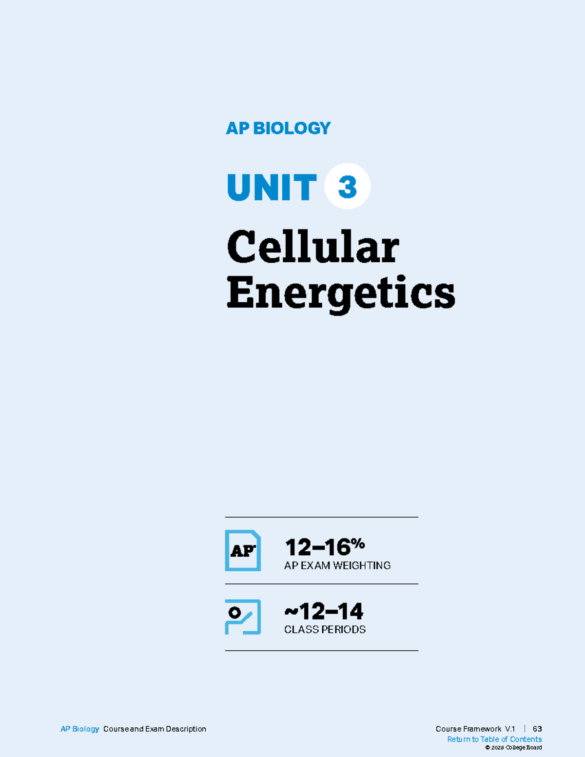 AP BIOLOGY UNIT 3: Cellular Energetics Overview and Exam Prep - Studocu